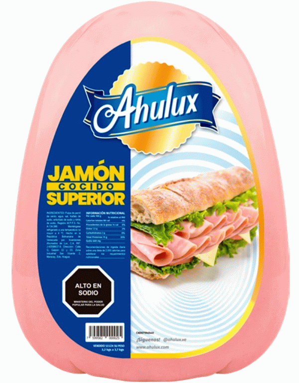 JAMÓN COCIDO SUPERIOR - Ahulux